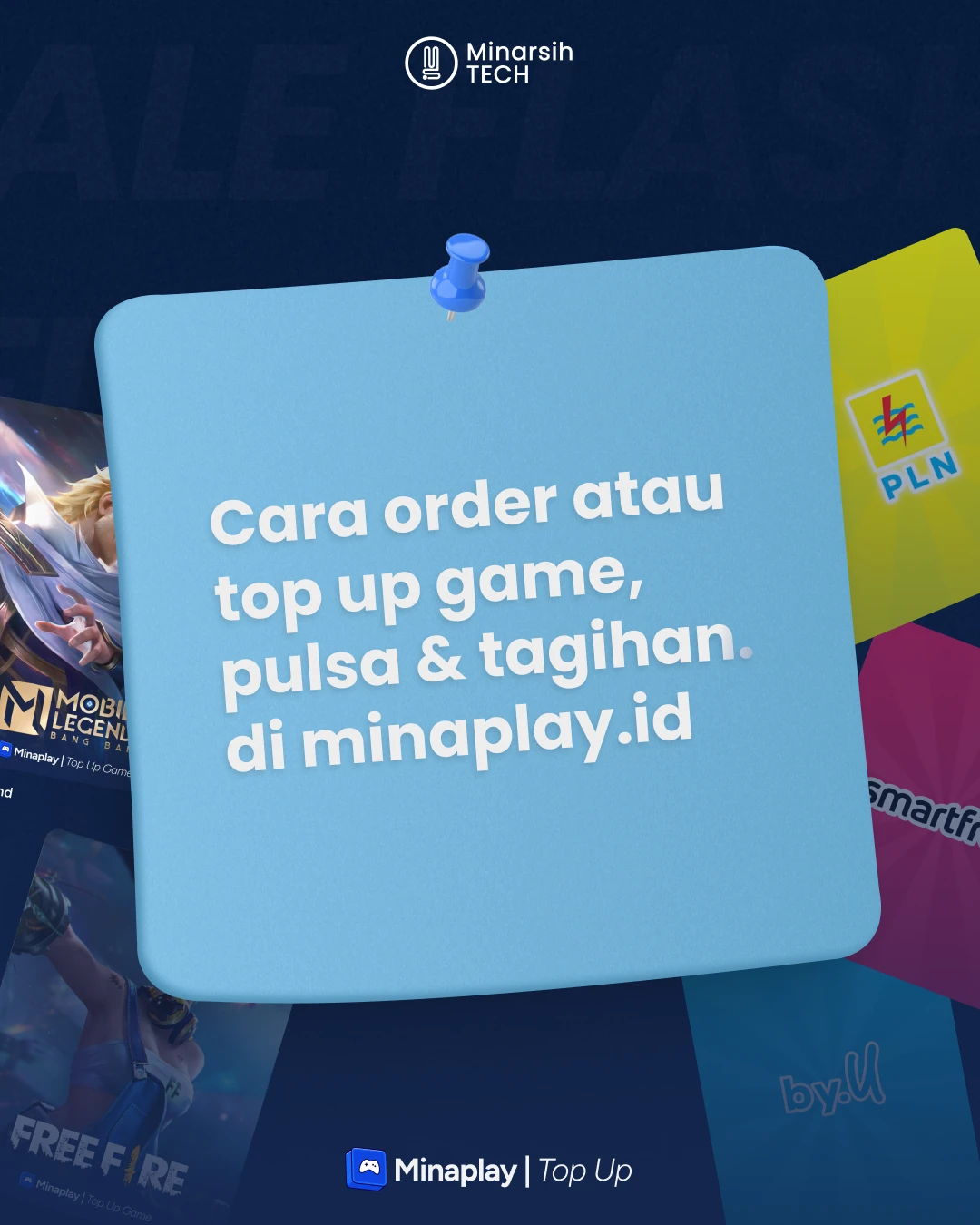 Cara Order - Cara order atau top up game, pulsa & tagihan di minaplay ...